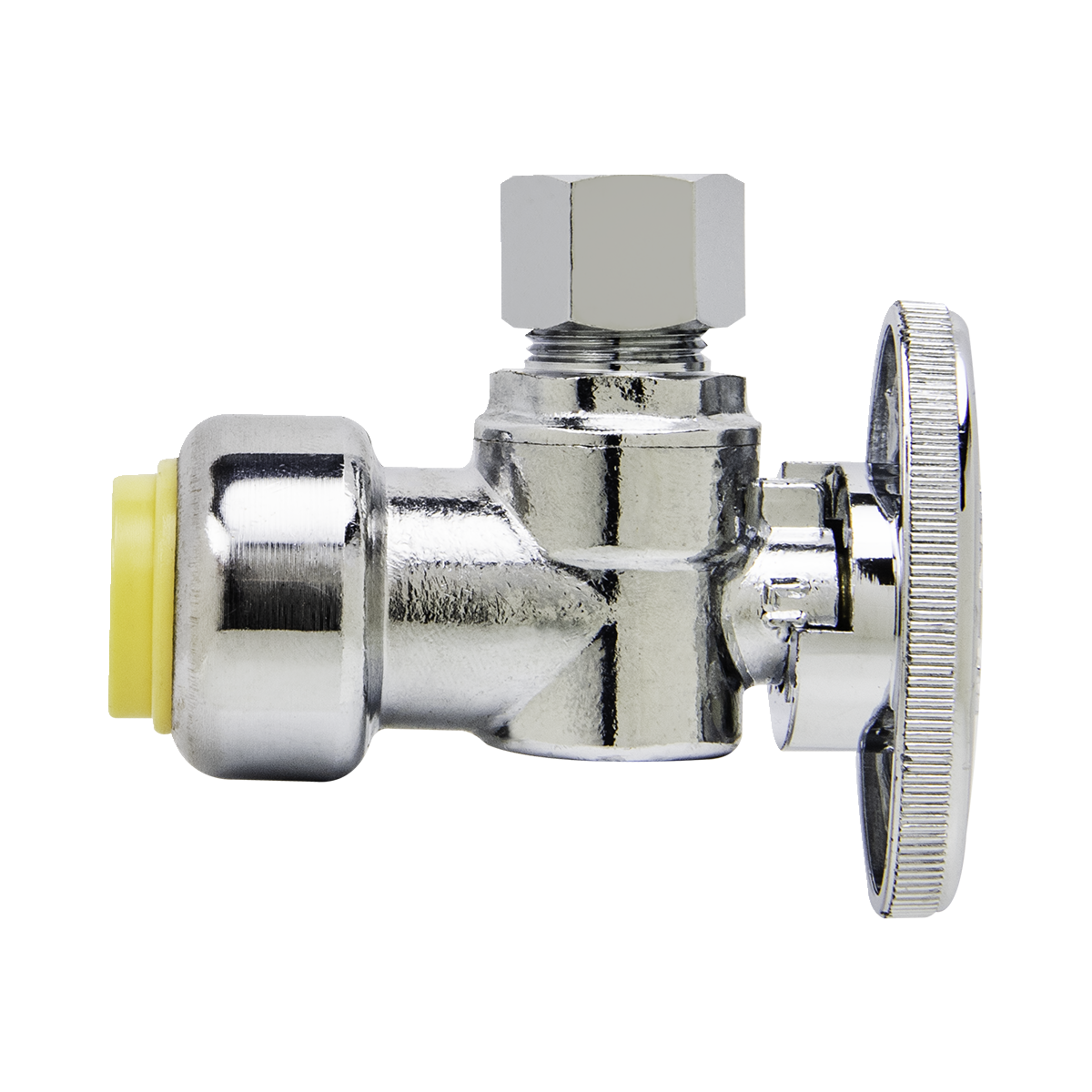 1/2 in. Nominal Push Connect x 3/8 in. OD Compression 1/4 Turn Angle ...